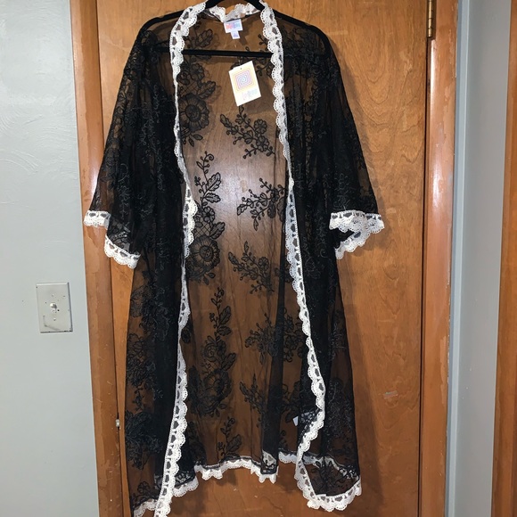 LuLaRoe | Sweaters | Large Lularoe Chloe Lace Kimono | Poshmark